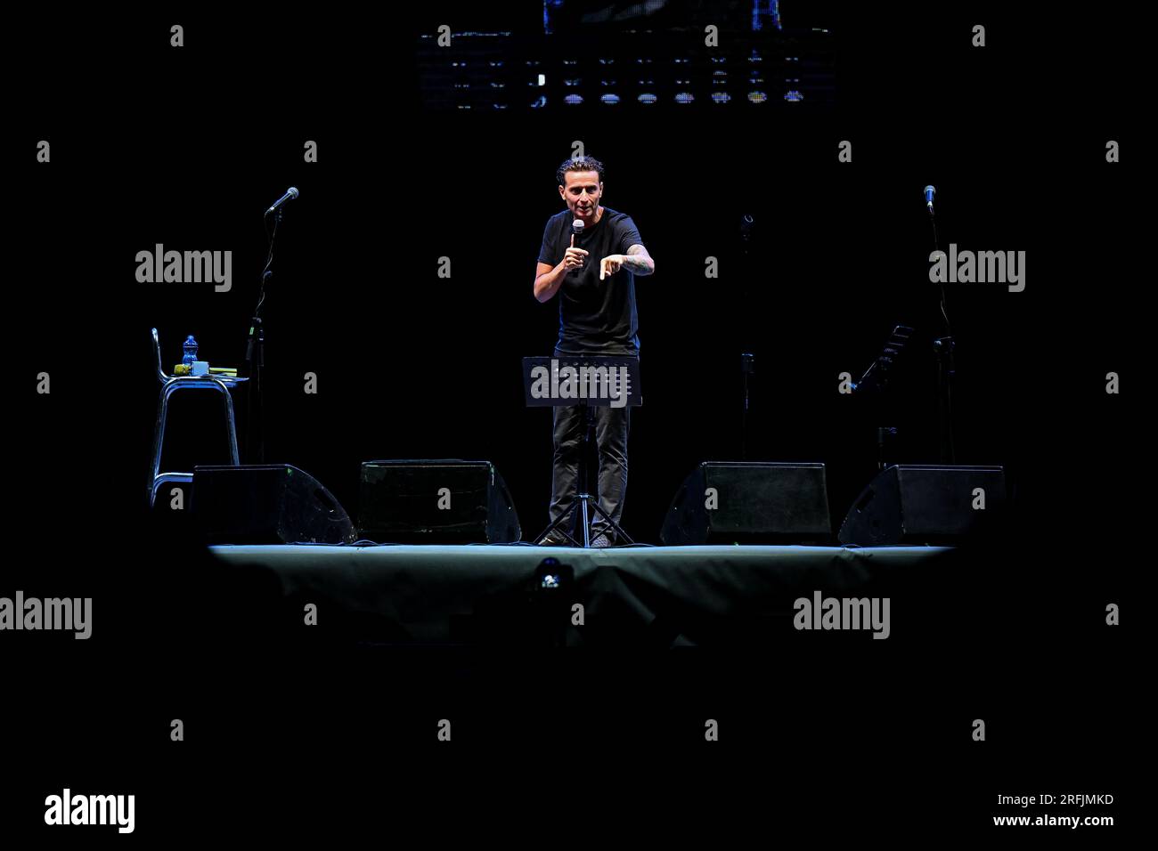 Anfiteatro Ivan Graziani, Alghero, Italy, August 03, 2023, Angelo ...