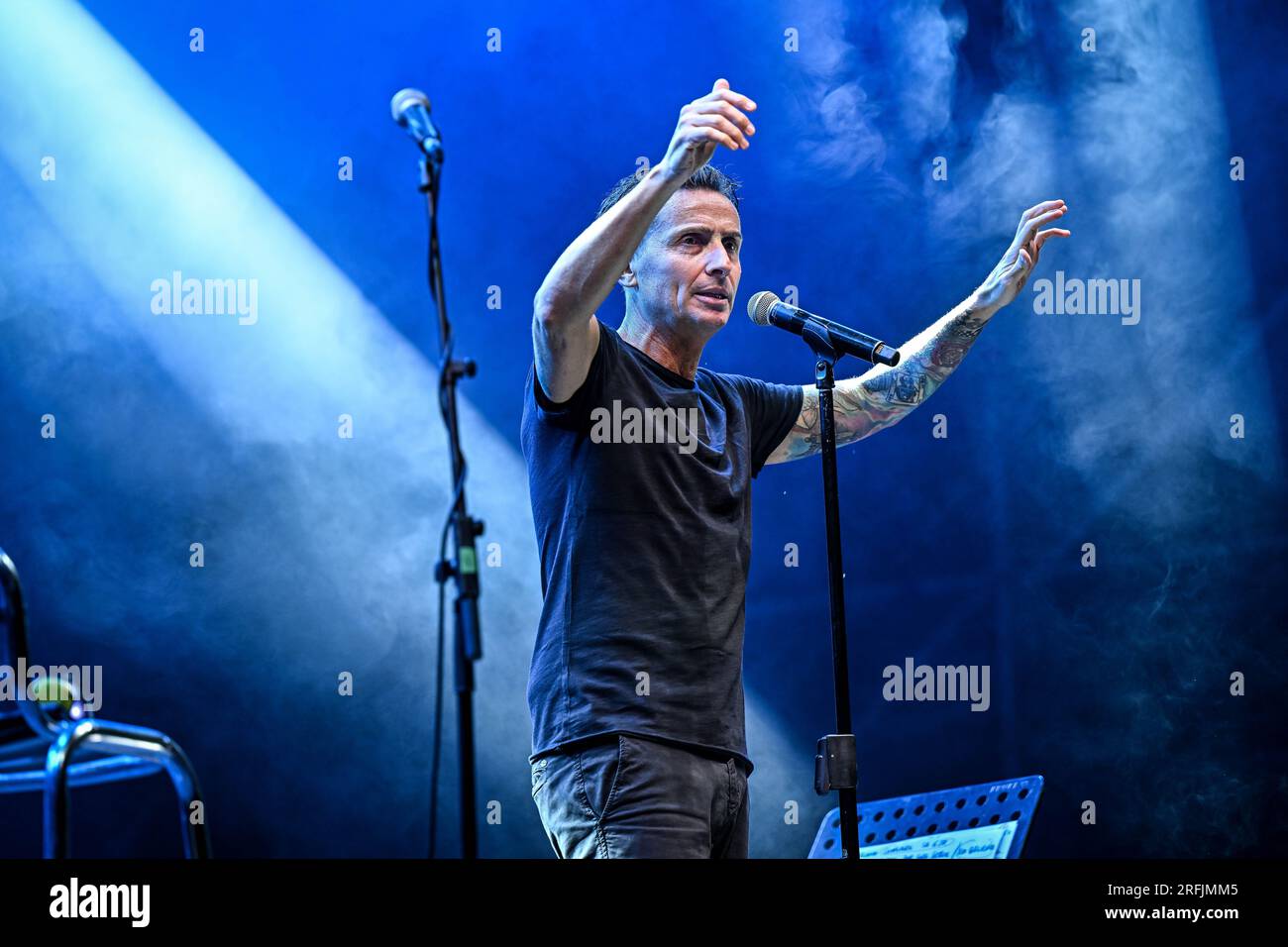 Anfiteatro Ivan Graziani, Alghero, Italy, August 03, 2023, Angelo ...