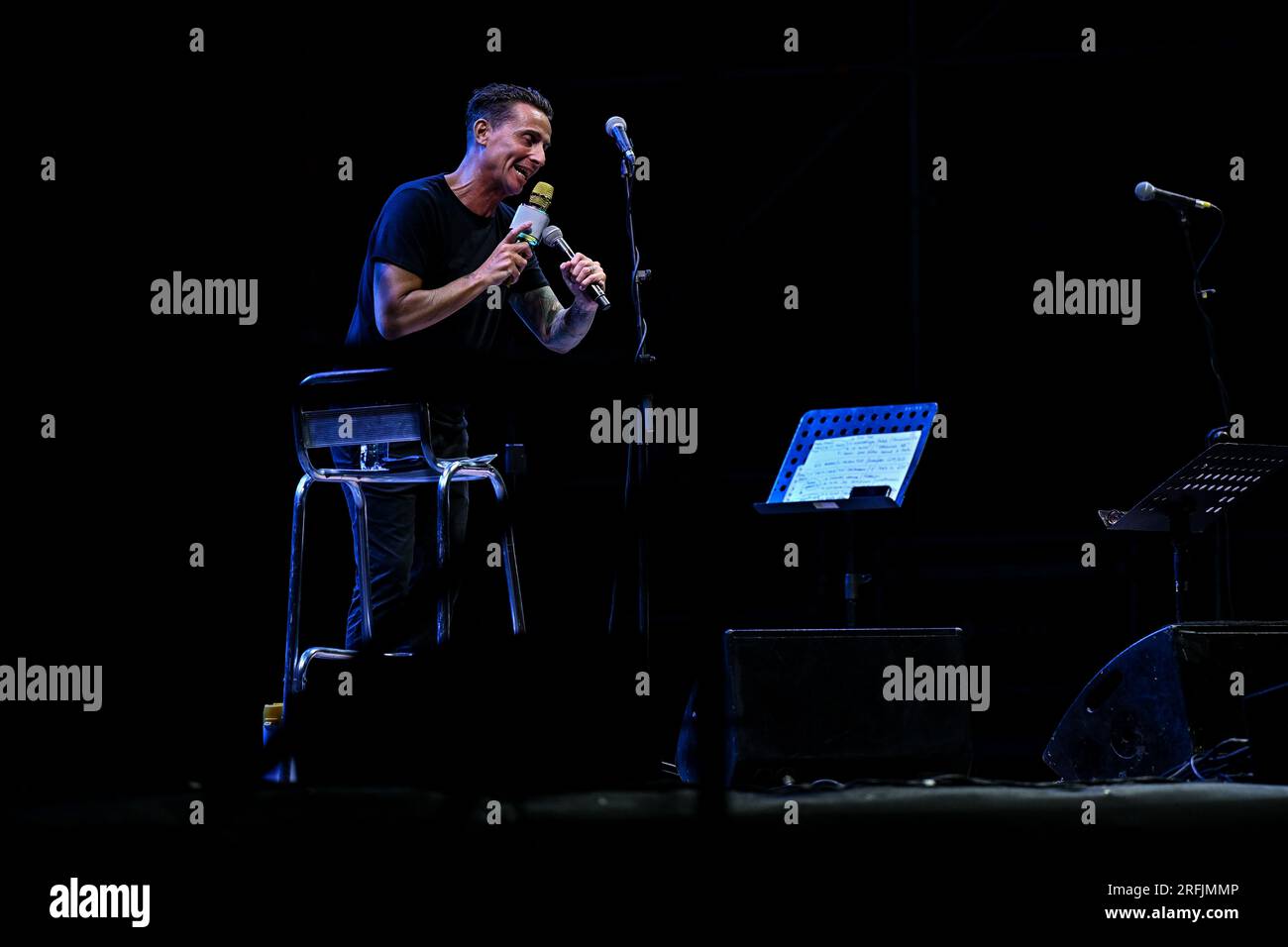 Anfiteatro Ivan Graziani, Alghero, Italy, August 03, 2023, Angelo ...