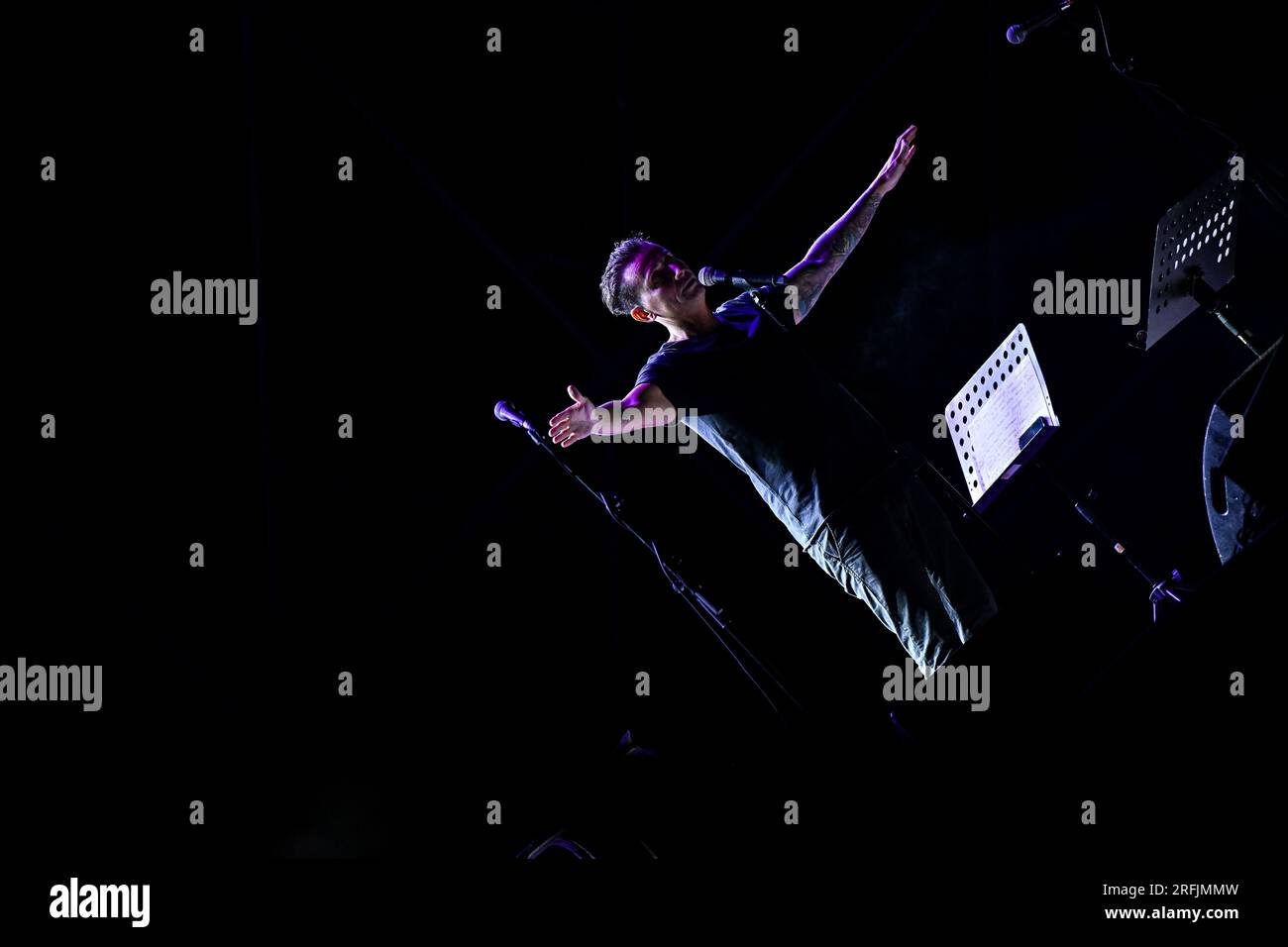 Anfiteatro Ivan Graziani, Alghero, Italy, August 03, 2023, Angelo ...