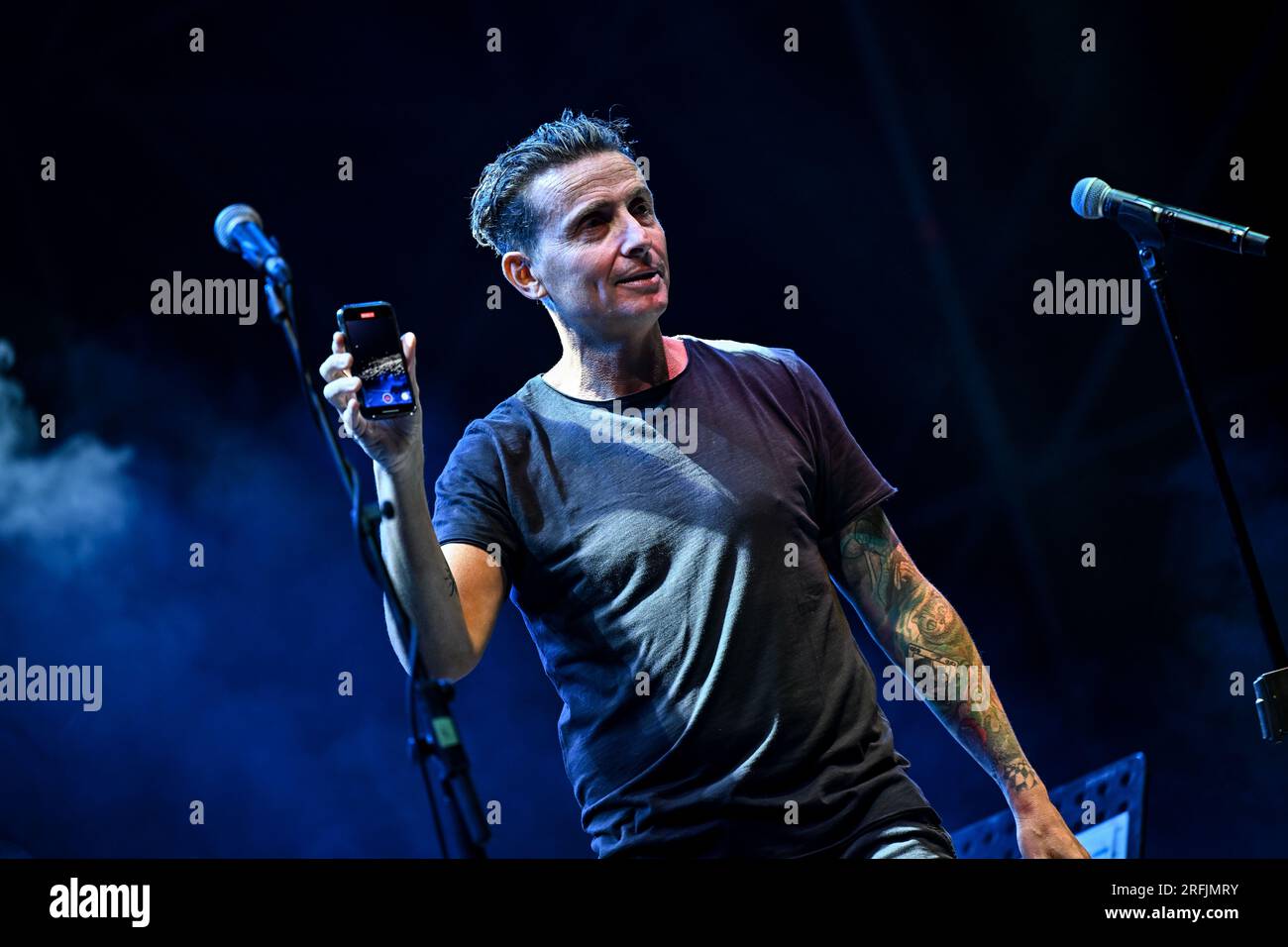 Anfiteatro Ivan Graziani, Alghero, Italy, August 03, 2023, Angelo ...