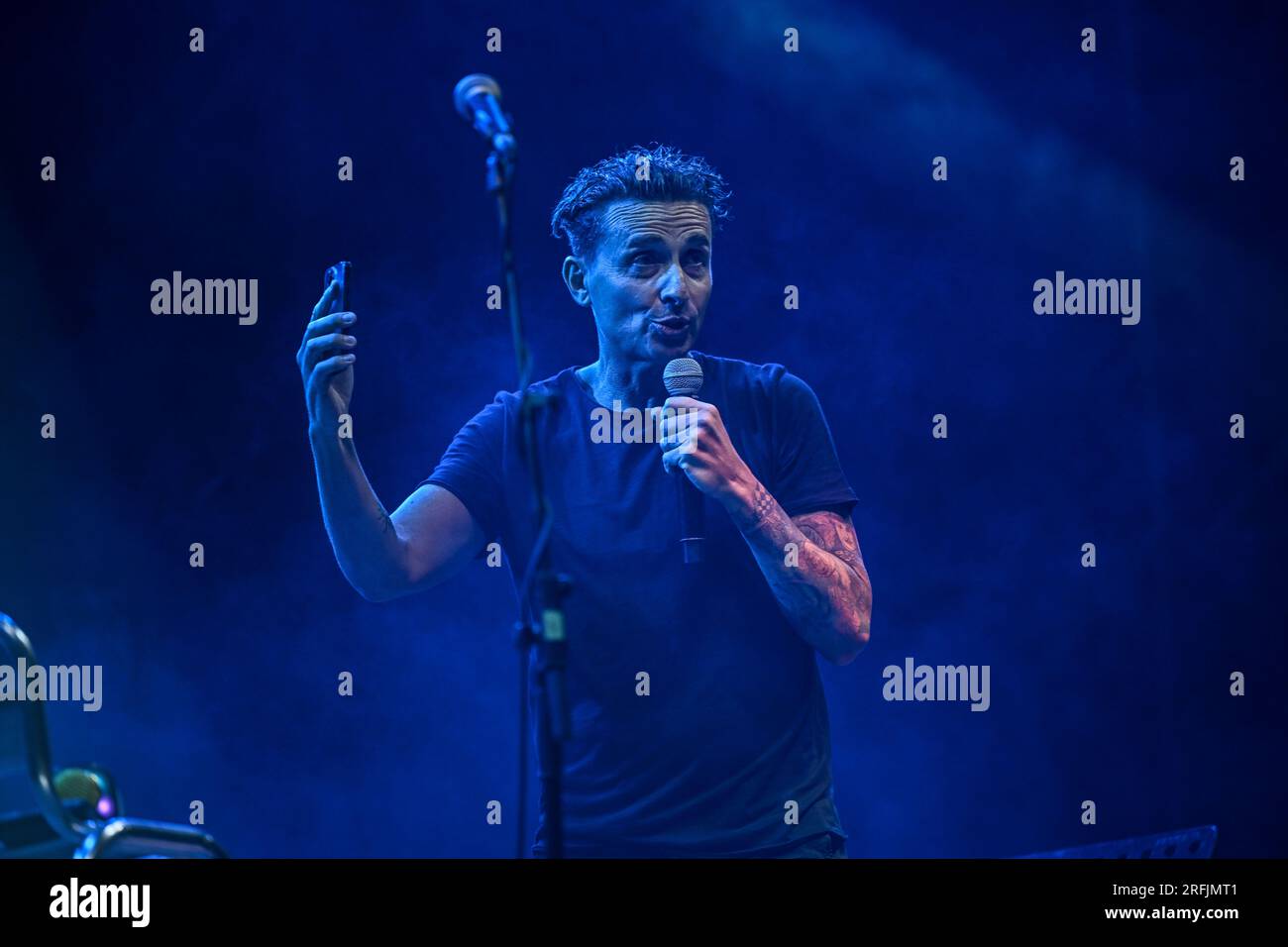 Anfiteatro Ivan Graziani, Alghero, Italy, August 03, 2023, Angelo ...