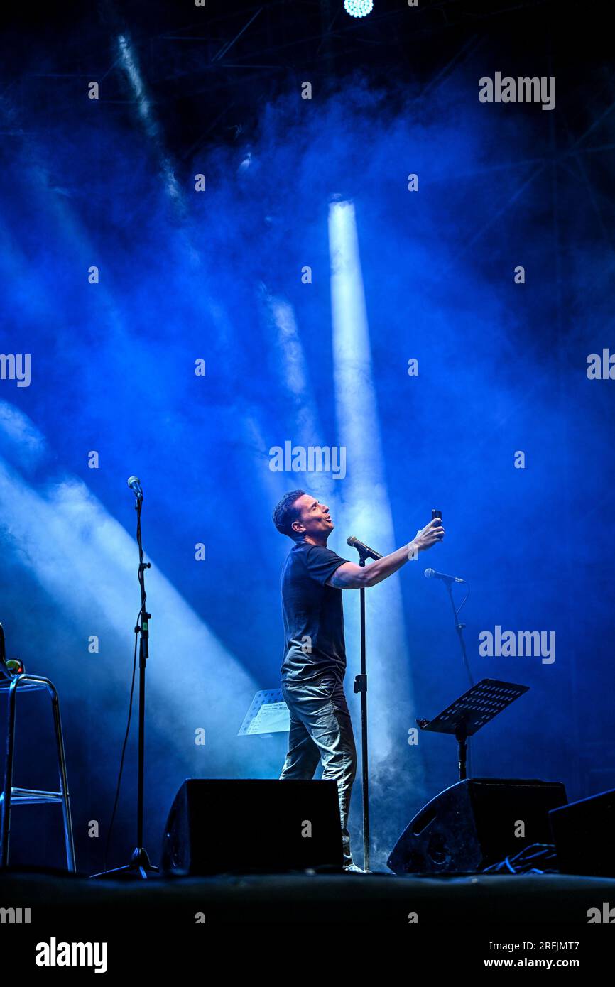 Anfiteatro Ivan Graziani, Alghero, Italy, August 03, 2023, Angelo ...