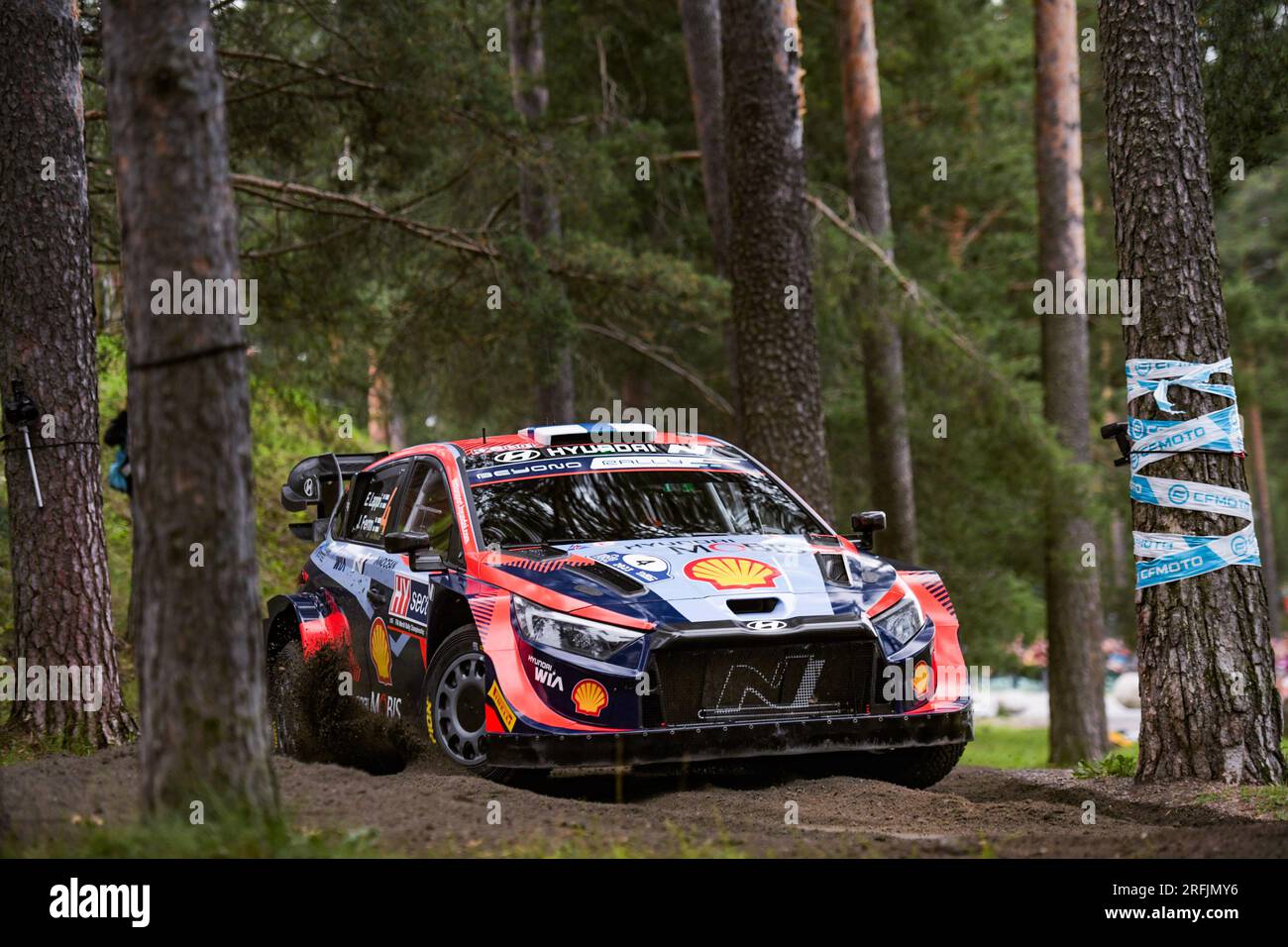 During Wrc Rally Finland, They Facein In Stage Harju, 2023, 03 Aug 2023 ...