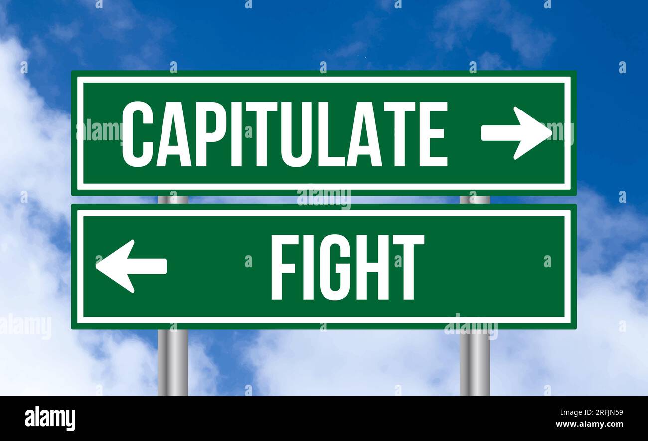 Capitulate hi-res stock photography and images - Alamy