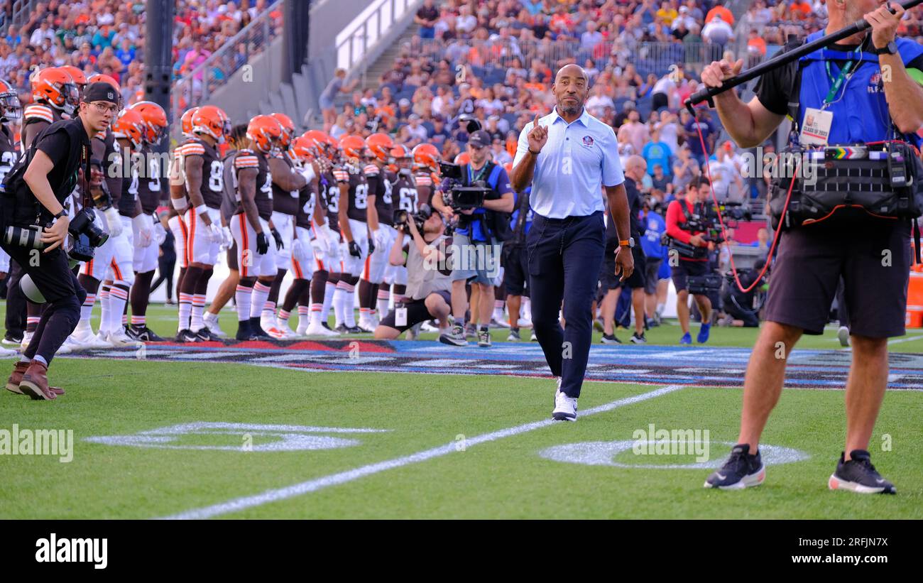 Canton, USA. 03rd Aug, 2023. July 30th, 2023: Ronde Barber during the ...