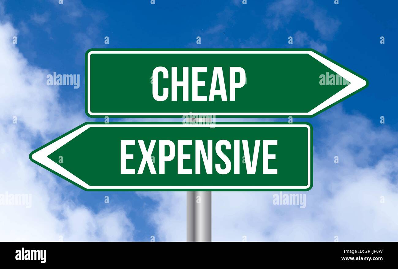 Expensive cheap hi-res stock photography and images - Alamy