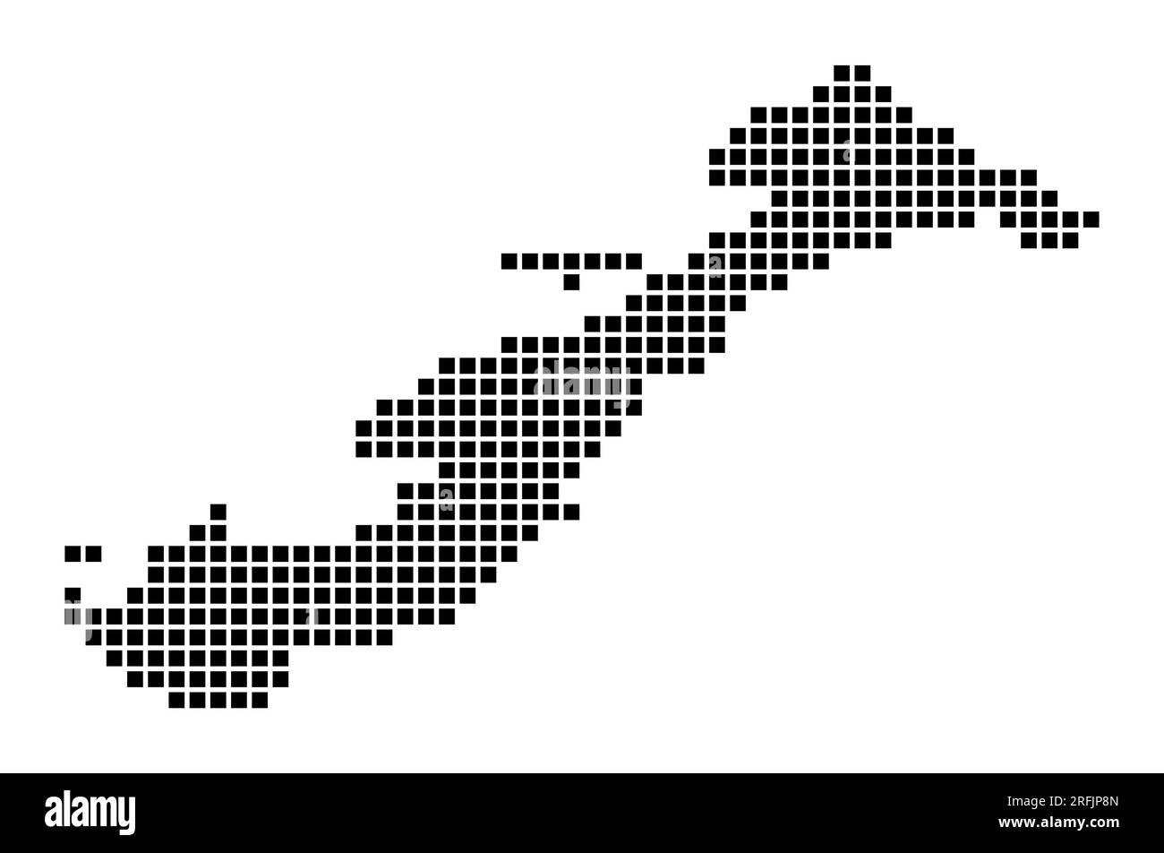 Amorgos map. Map of Amorgos in dotted style. Borders of the island ...