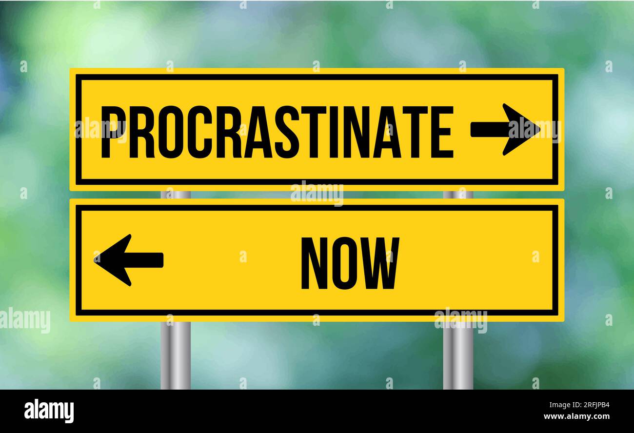 Procrastinate hi-res stock photography and images - Alamy