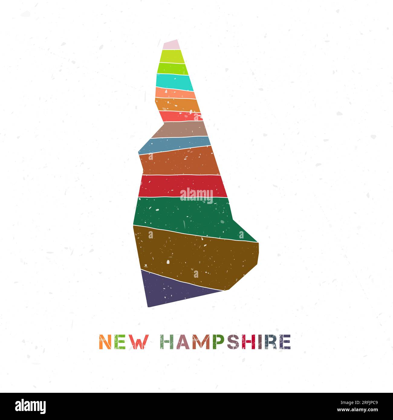New hampshire map hi-res stock photography and images - Alamy