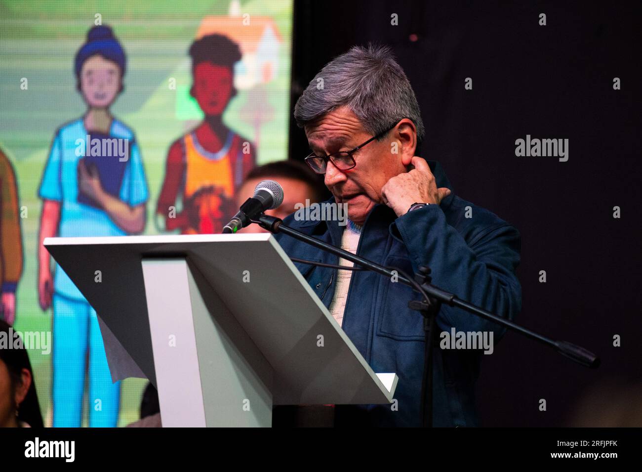 Bogota, Colombia. 03rd Aug, 2023. National Liberation Army leader ...