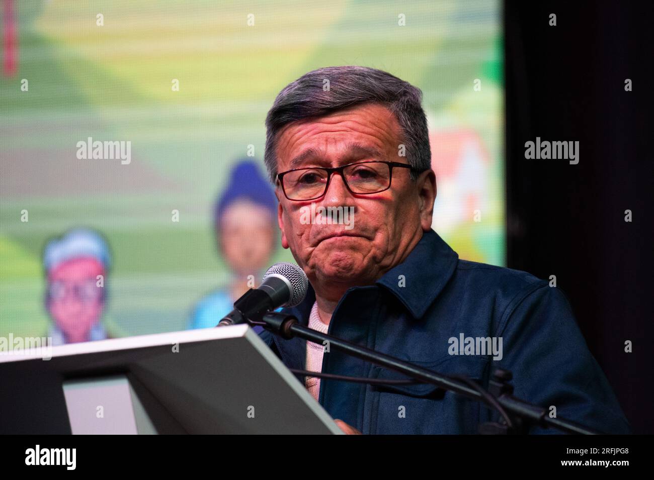 Bogota, Colombia. 03rd Aug, 2023. National Liberation Army leader ...