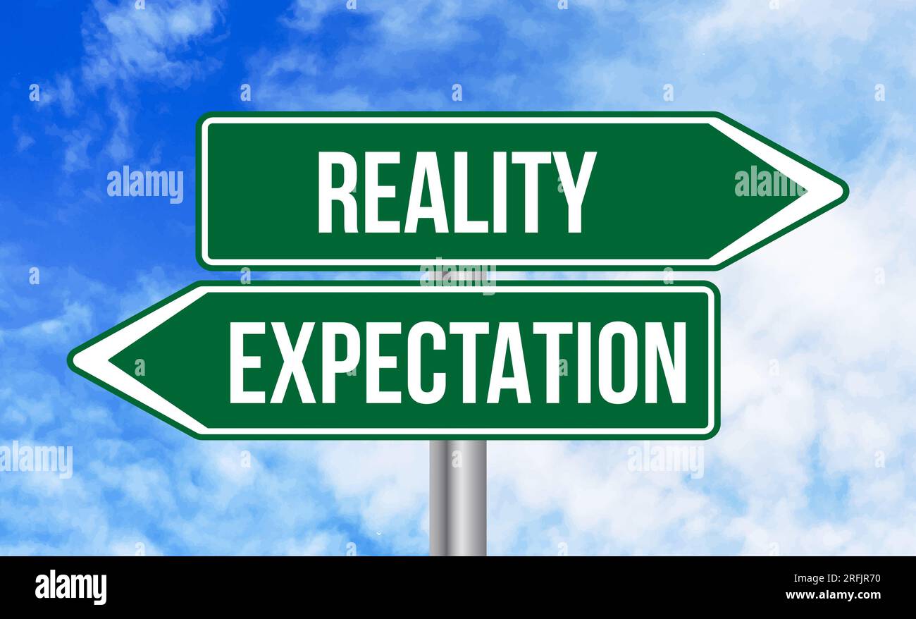 Expectation reality hi-res stock photography and images - Alamy