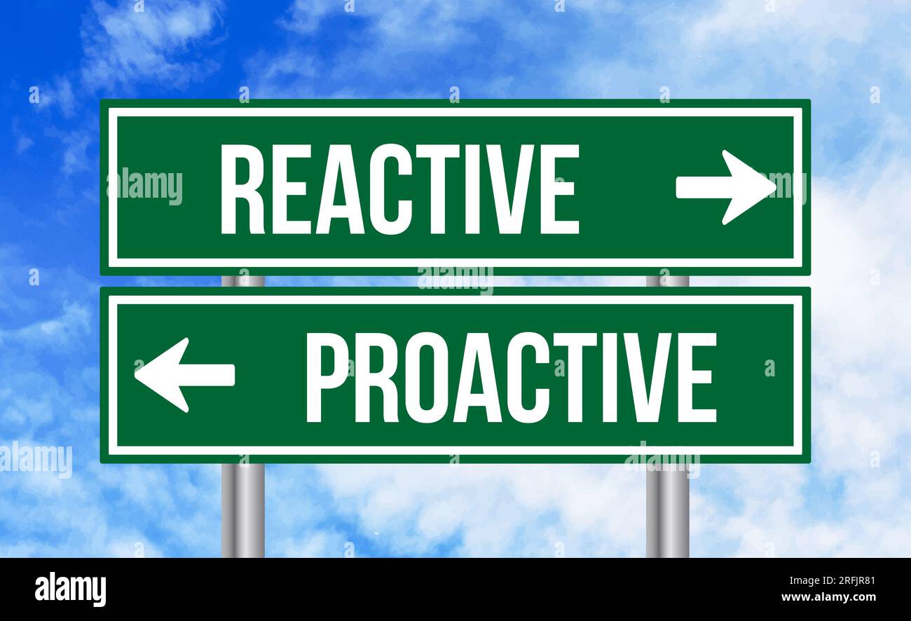 Proactive and reactive hi-res stock photography and images - Alamy