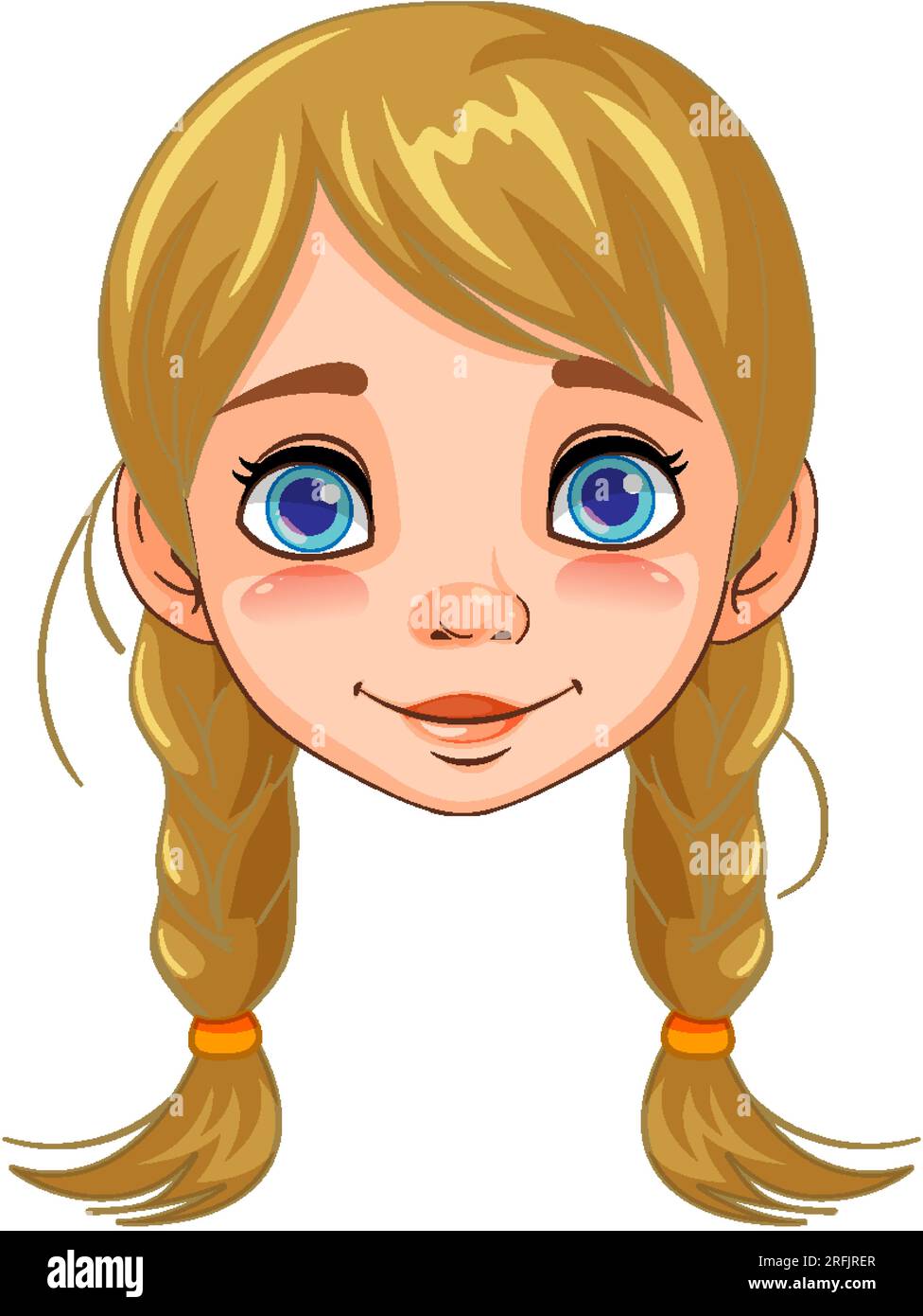 Blonde Hair Blue Eyes Clipart