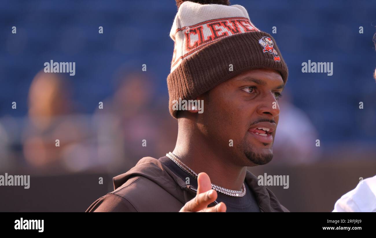 Canton, USA. 03rd Aug, 2023. AUG 3rd, 2023: Deshaun Watson #4 during ...