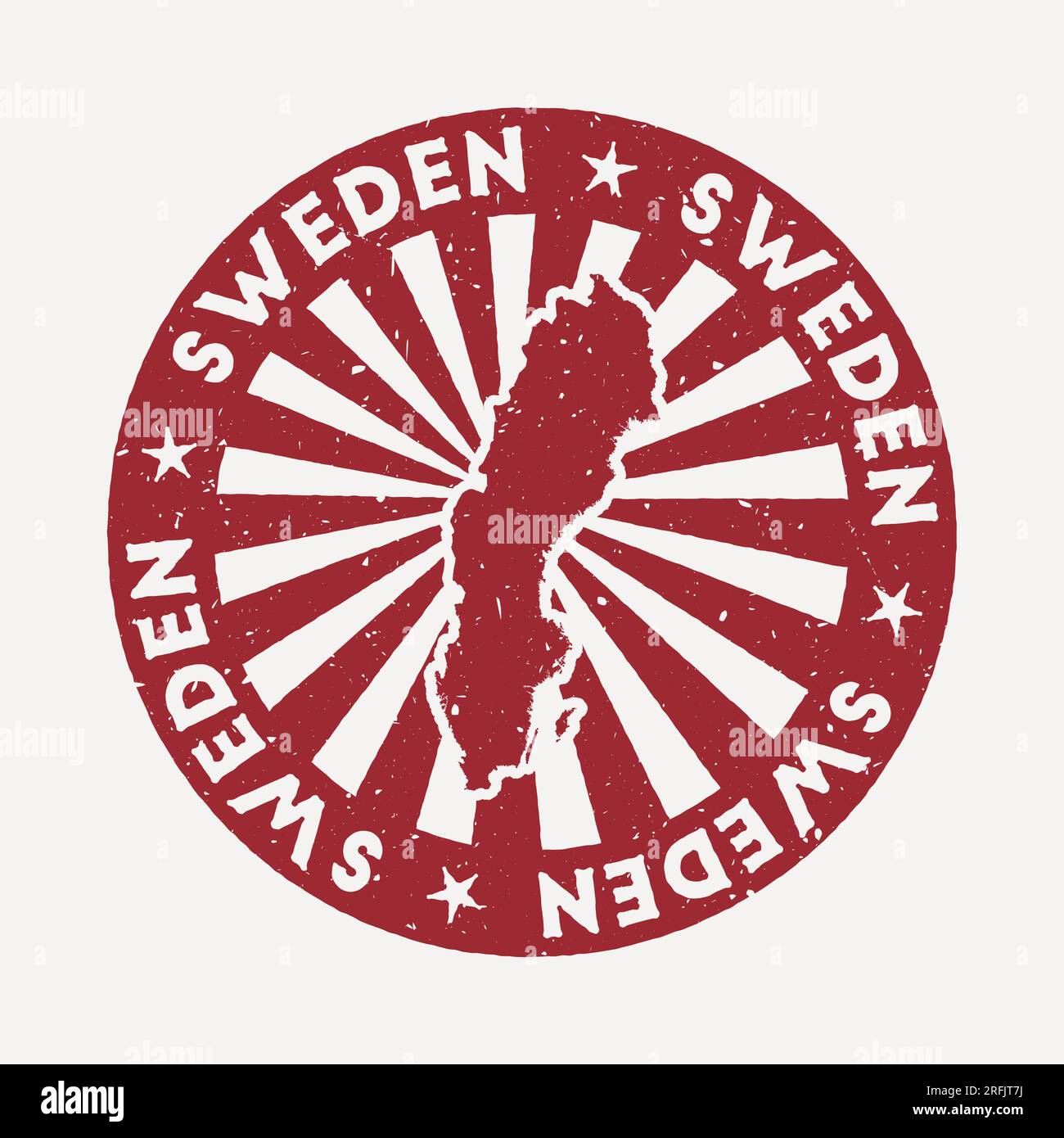 Sweden stamp. Travel red rubber stamp with the map of country, vector illustration Stock Vector ...
