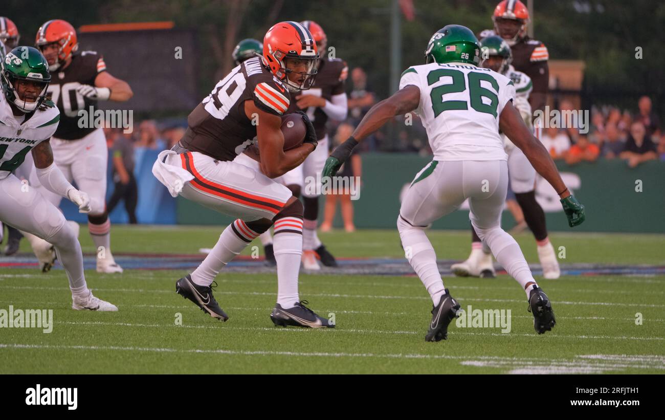 Canton, USA. 03rd Aug, 2023. AUG 3rd, 2023: Cedric Tillman #89 during ...