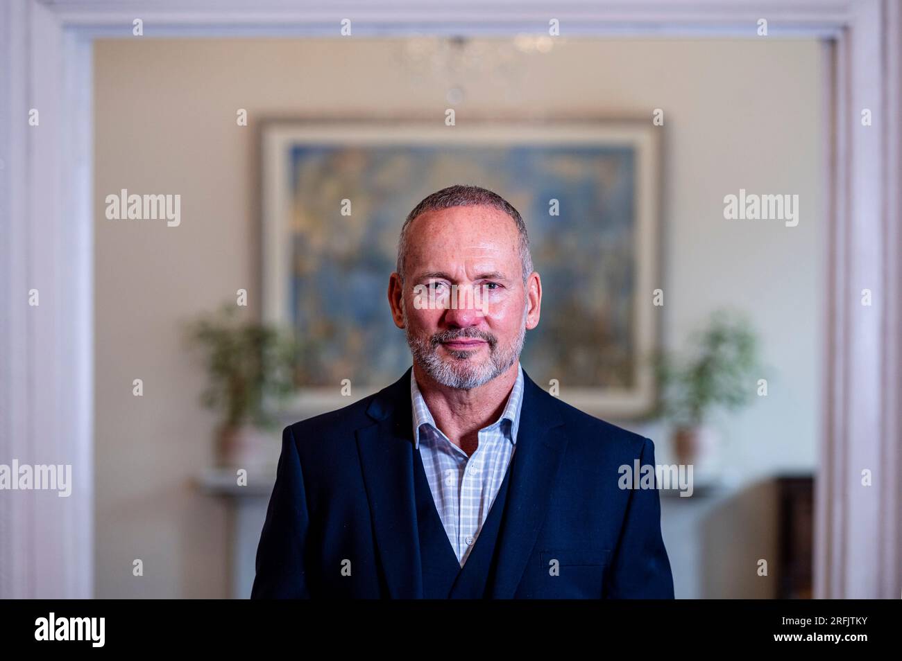 Author and speaker Rob Redenbach poses in the venue of Arthur Conan ...