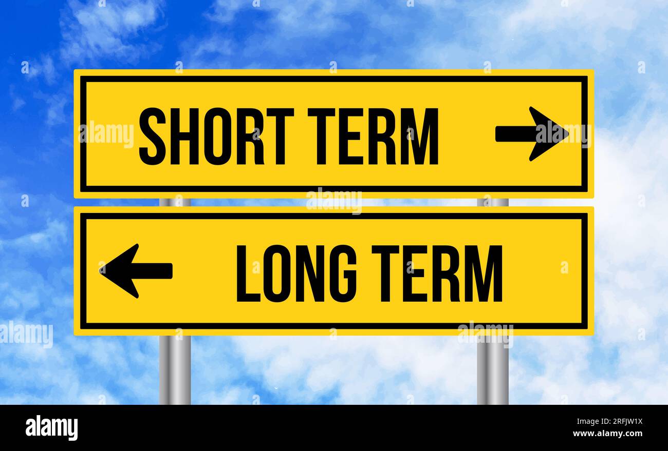 Short term signage hi-res stock photography and images - Alamy
