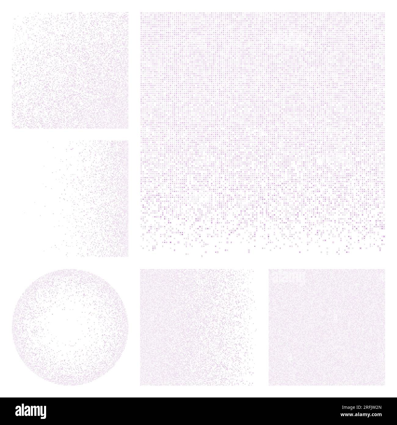 Digital cover. Purple color theme backgrounds. Gradiented geometric ...