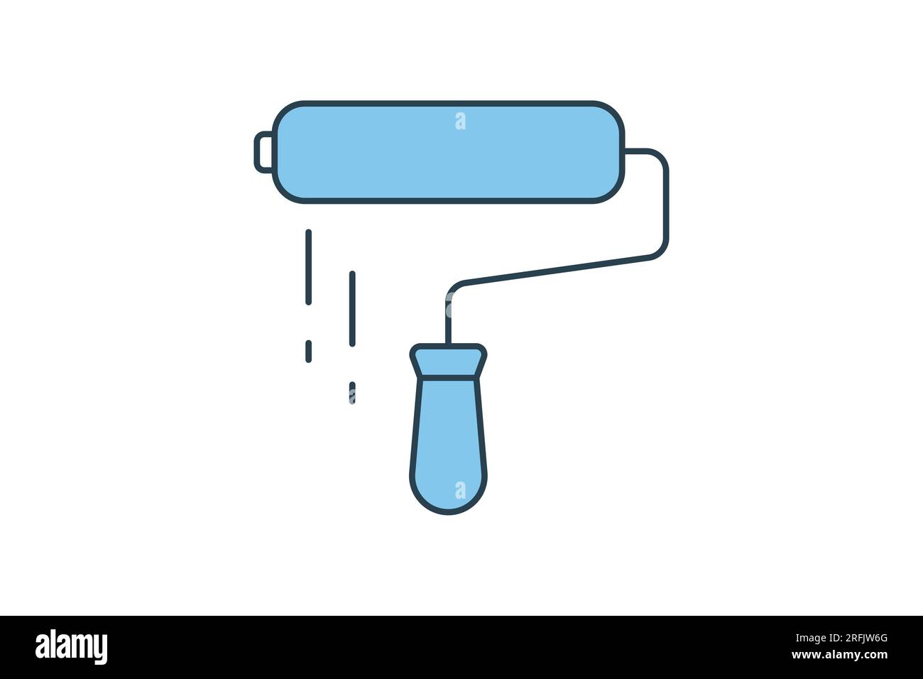 Used paintbrush Stock Vector Images - Alamy