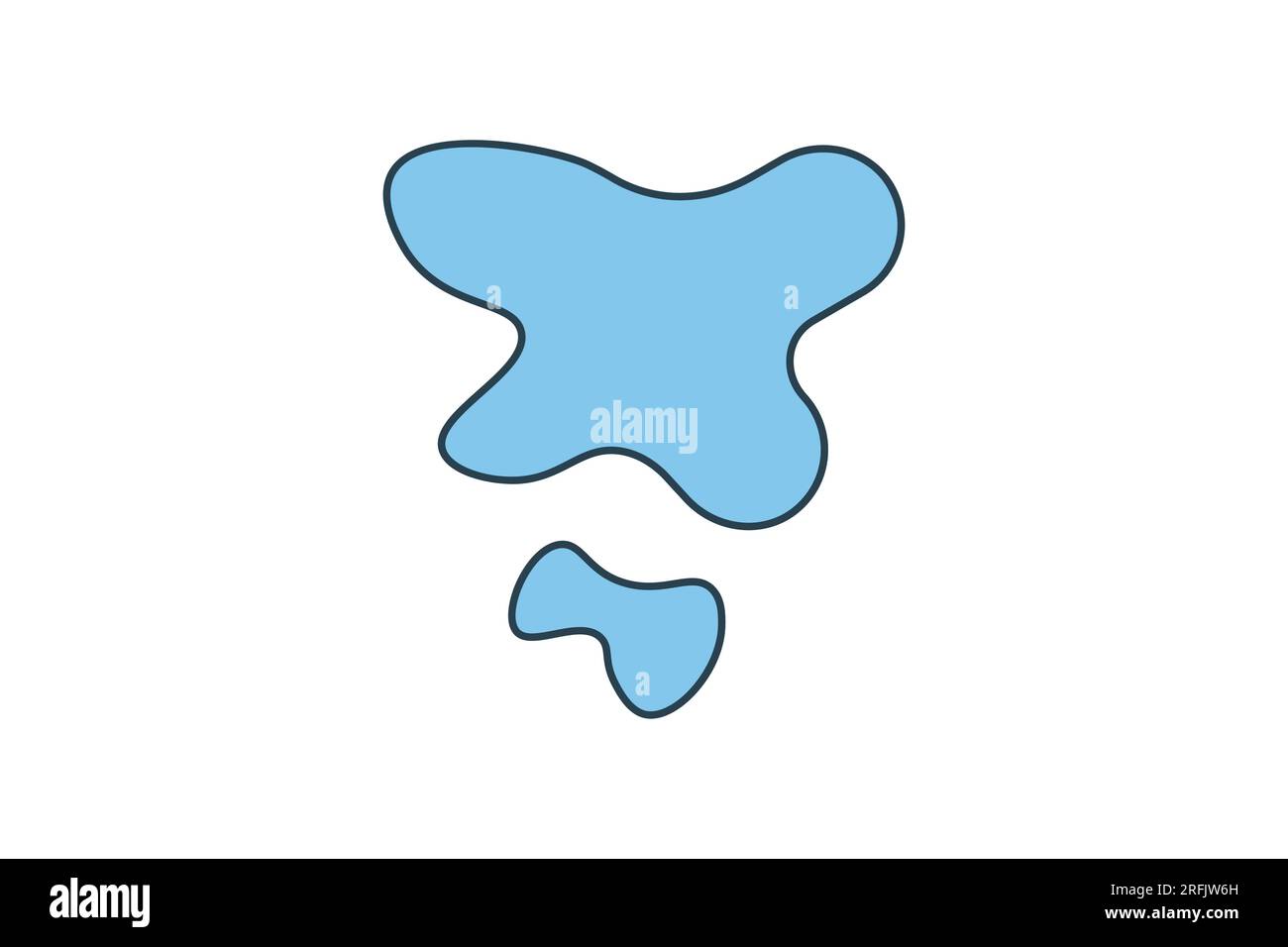 Paint Splatter icon. icon related to painting. flat line icon style ...