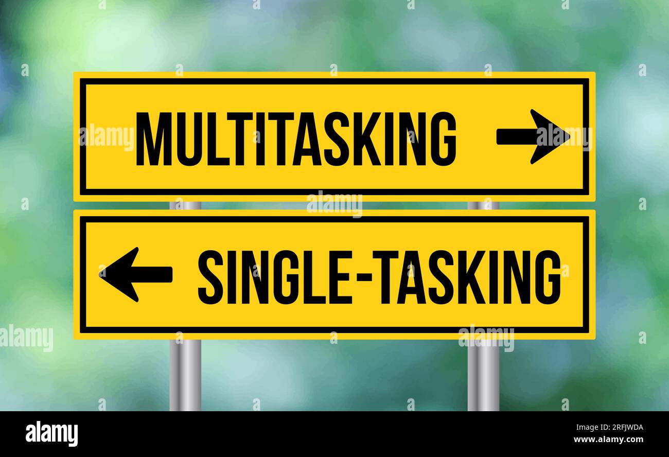 Single tasking hi-res stock photography and images - Alamy