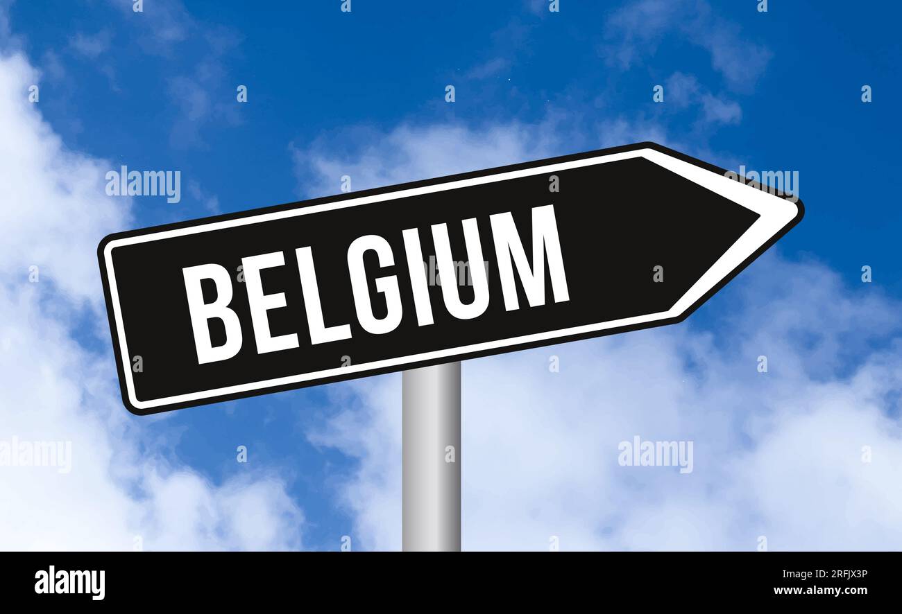 Belgium road sign hi-res stock photography and images - Alamy