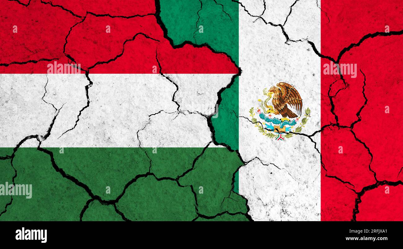Mexico hungary flag hi-res stock photography and images - Alamy