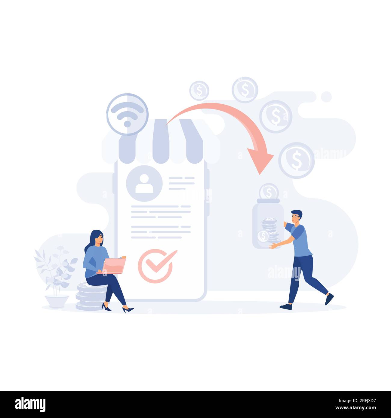 Entrepreneur guy Stock Vector Images - Alamy