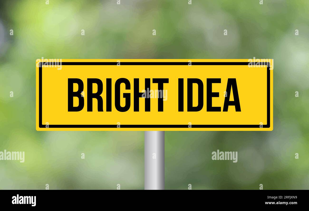 Idea road sign hi-res stock photography and images - Alamy