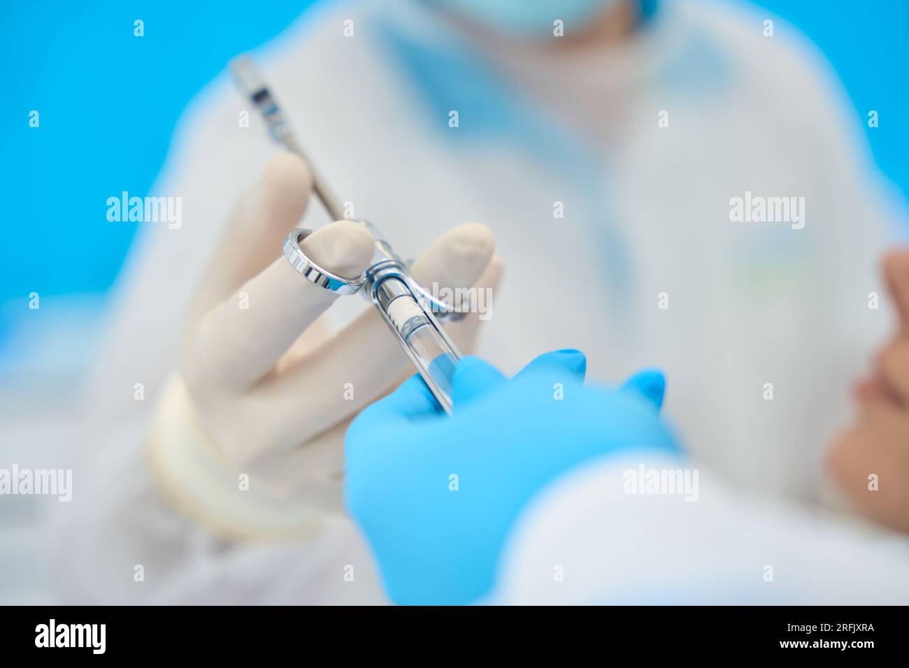 Female dentist doctor takes hi-res stock photography and images - Alamy
