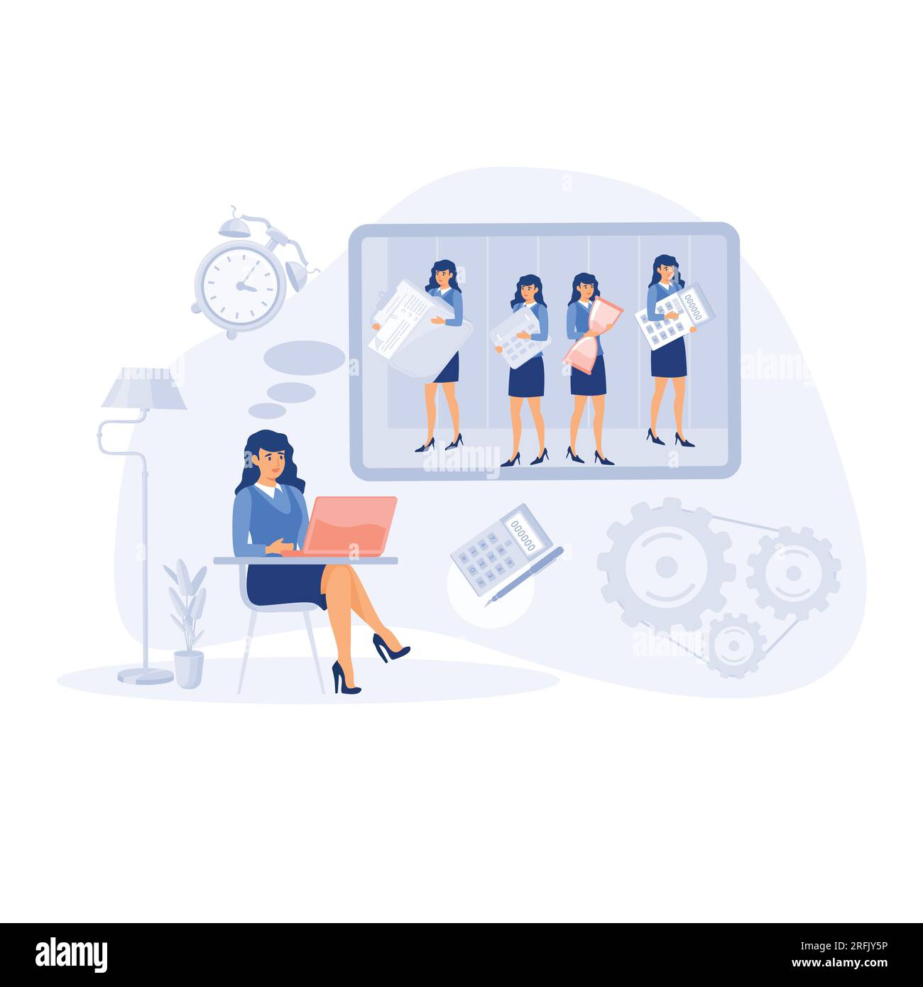 Laptop co Stock Vector Images - Alamy