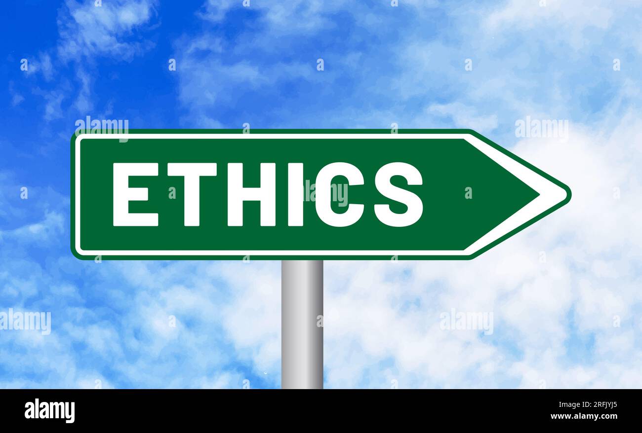 Ethics road sign hi-res stock photography and images - Alamy