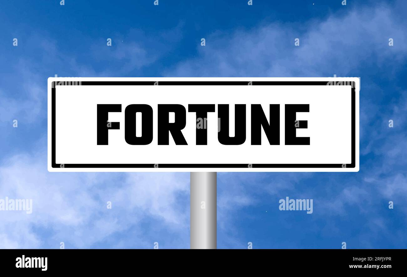 Fortune road sign hi-res stock photography and images - Alamy