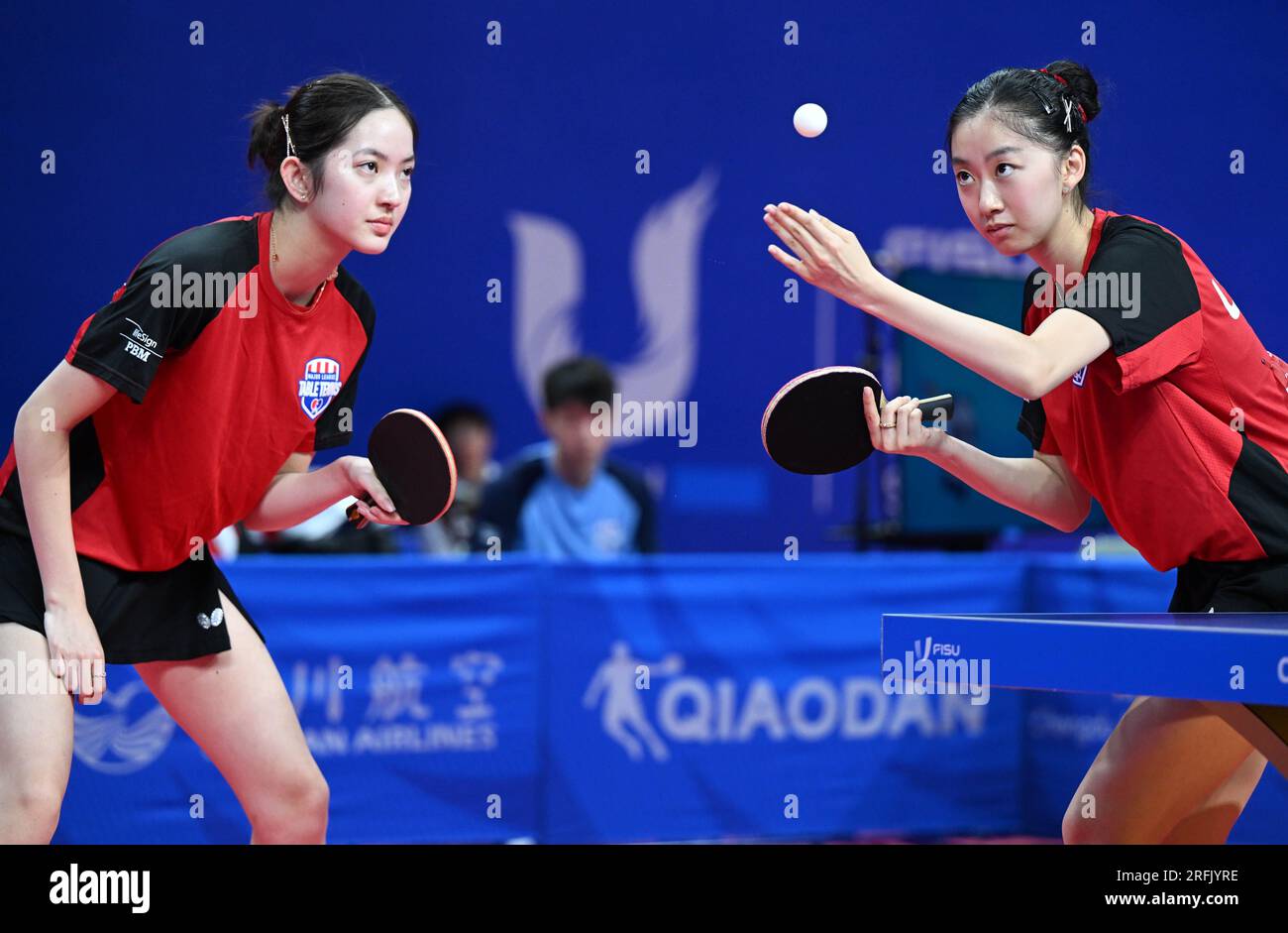 Chengdu, China's Sichuan Province. 4th Aug, 2023. Sung Rachel Jia-Yu (L ...