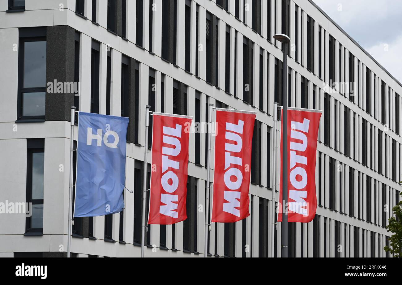 Cologne, Germany. 29th July, 2023. Logo lettering of the company Motul ...