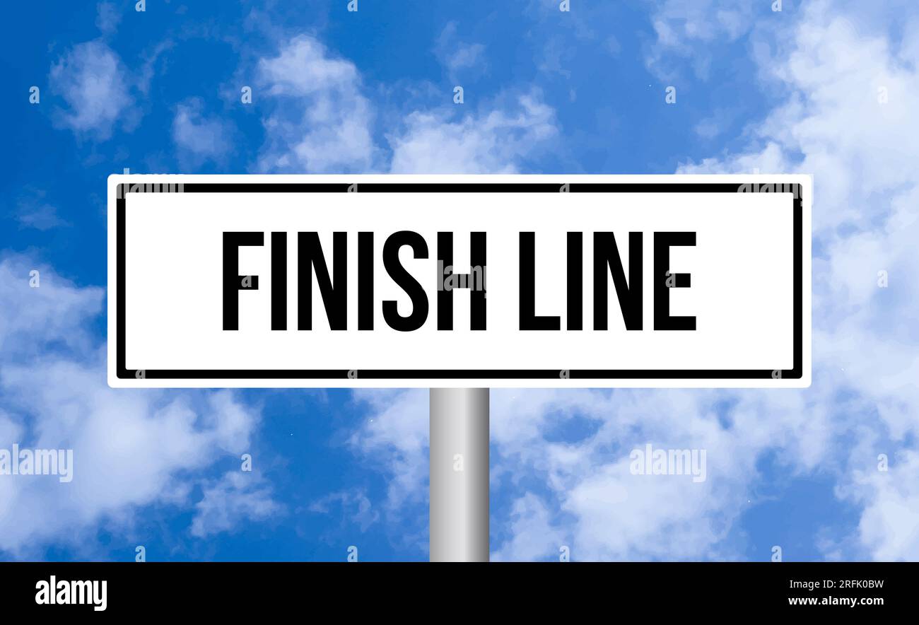 Finish Line Ahead Clip Art