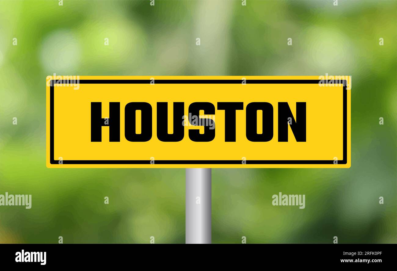 Houston road sign hi-res stock photography and images - Alamy