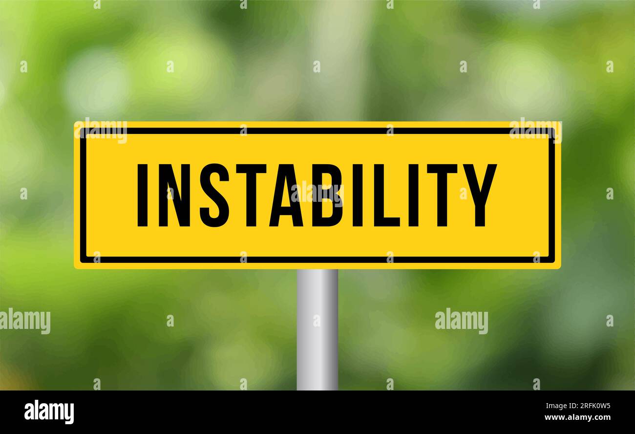 Instability road sign hi-res stock photography and images - Alamy
