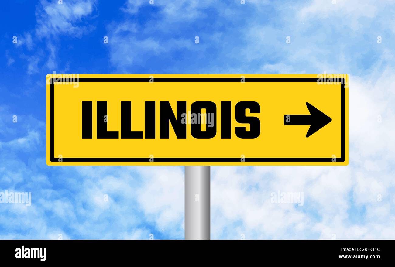 Illinois road sign hi-res stock photography and images - Alamy