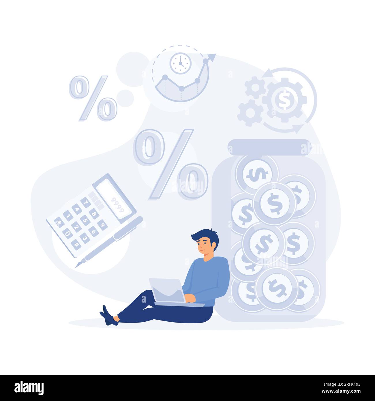 Calculation profit Stock Vector Images - Alamy