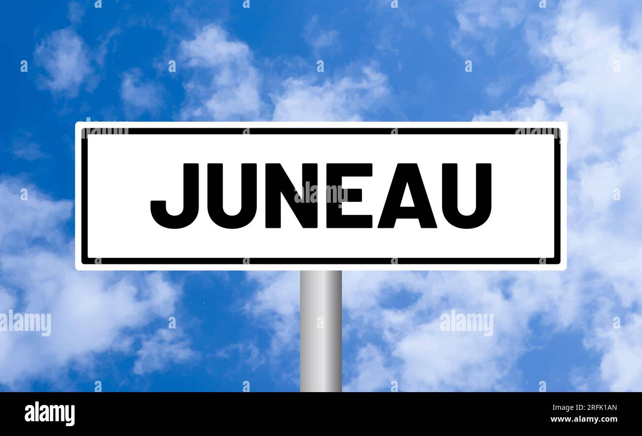 Juneau road sign hi-res stock photography and images - Alamy