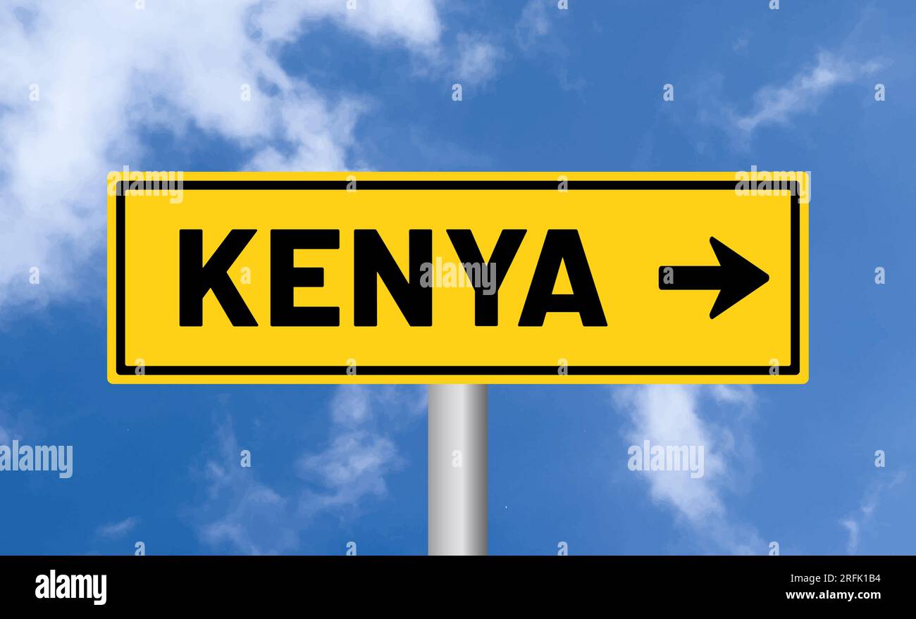 Kenya signpost sign hi-res stock photography and images - Alamy