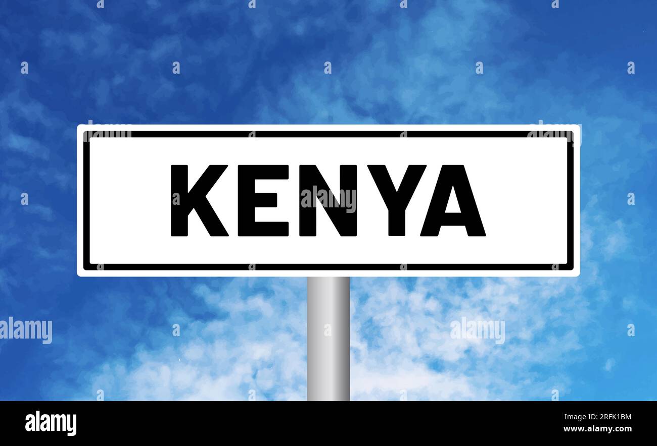 Kenya signpost sign hi-res stock photography and images - Alamy