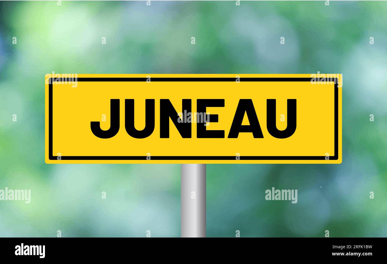 Juneau road sign hi-res stock photography and images - Alamy