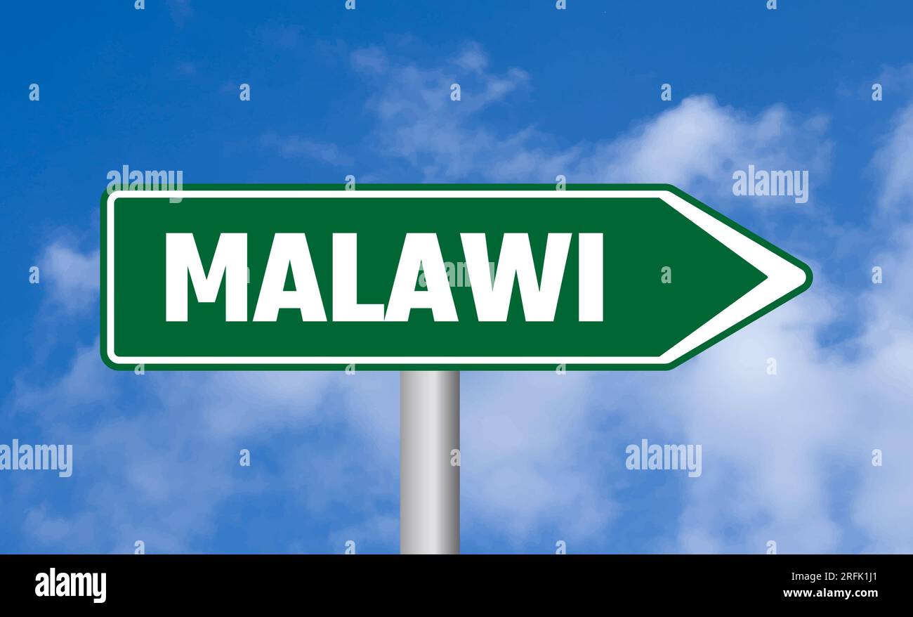 Malawi road sign hi-res stock photography and images - Alamy