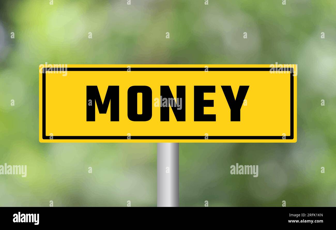 Money road sign hi-res stock photography and images - Alamy