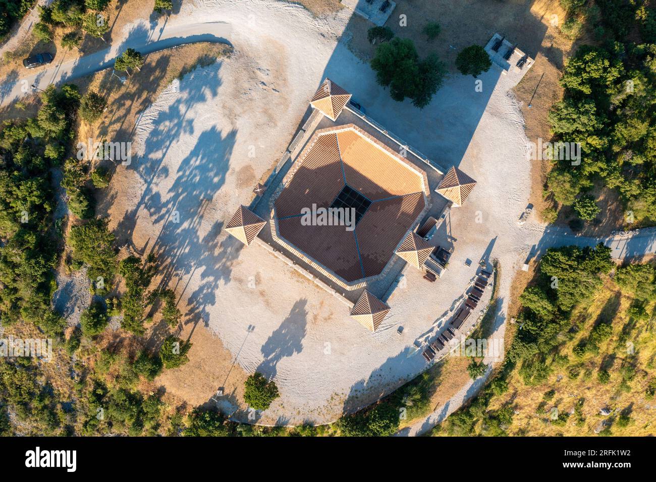 Aerial view of Nehaj fortress in Senj town, Croatia Stock Photo - Alamy